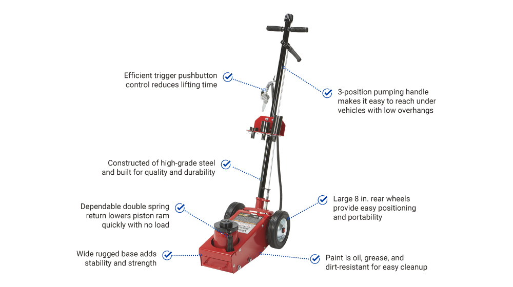 Jack Stands Snapklik.co : HPDC 22 Ton Quick Lift Air/Floor Hydraulic ...