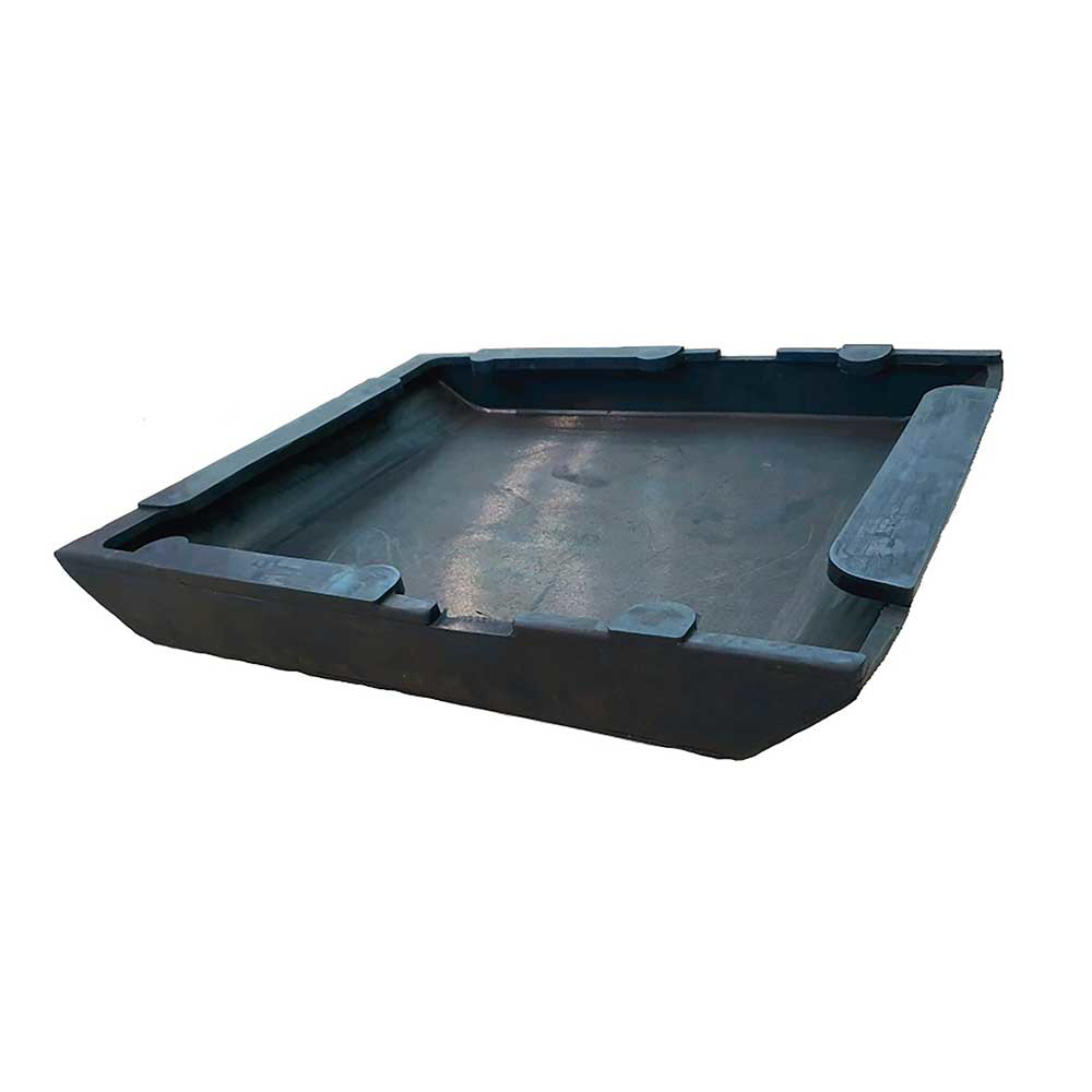 Compactor rubber pad store