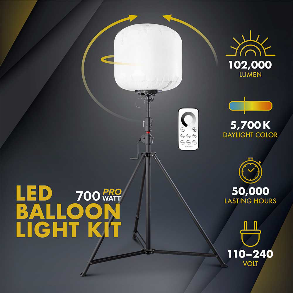 SeeDevil LED Balloon Light Kit | 700 Watt | 102,000 Lumens | SD.700W ...
