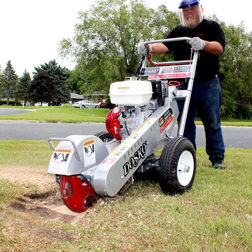Dosko Stump Grinder | Swivel Action | Honda GX390 | 337S-13HC @ Great ...