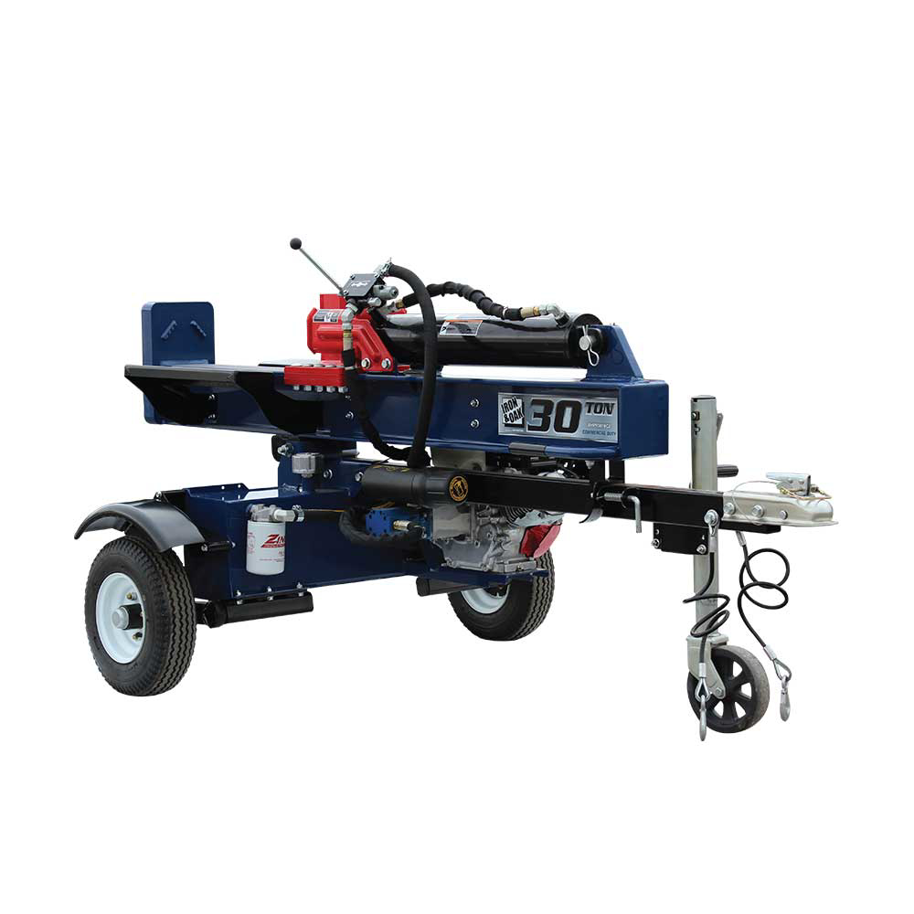 Iron & Oak Log Splitter | 30 Ton | Horizontal/Vertical | Honda GX270 ...
