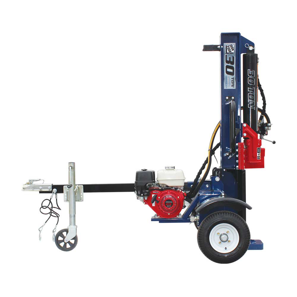 Iron & Oak Log Splitter | 30 Ton | Horizontal/Vertical | Torsion Axle ...