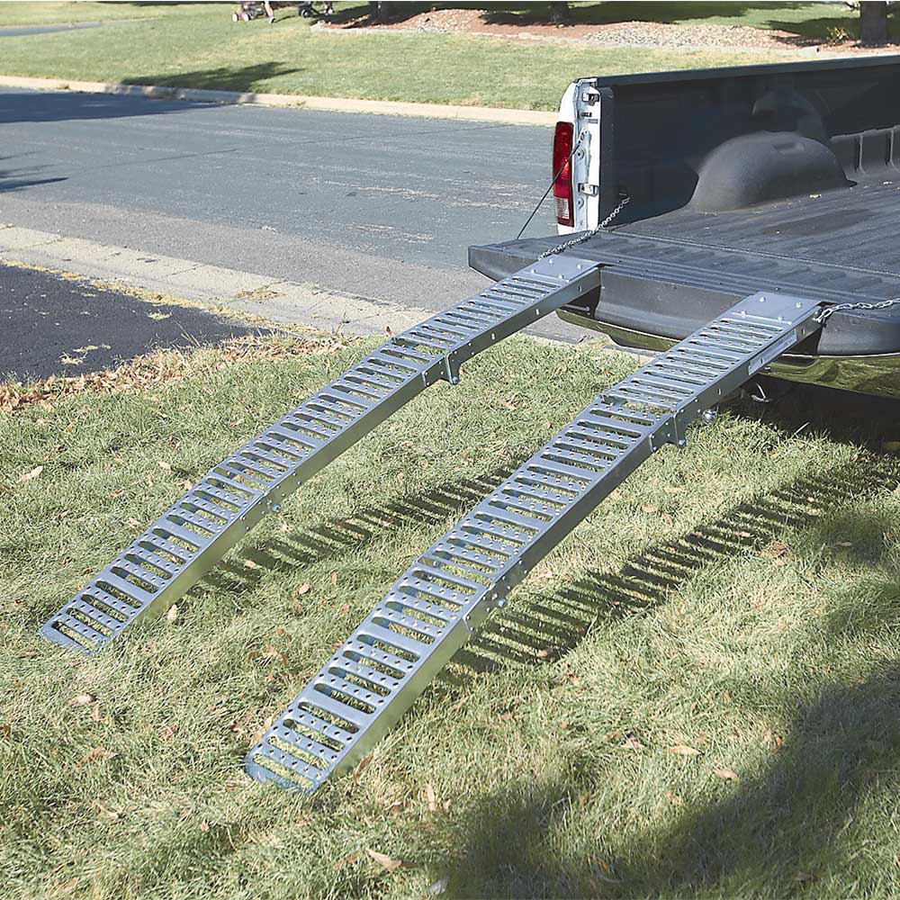 Ultra-Tow Folding Arched Steel Loading Ramp Set | 1,000-Lb. Cap | 6ft. L | 41156 @ Great ...