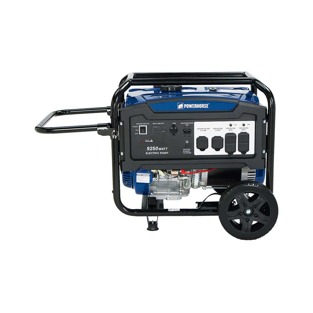 Powerhorse Generator | 9,250 Watts Surge | Portable | E/S | 102222 ...