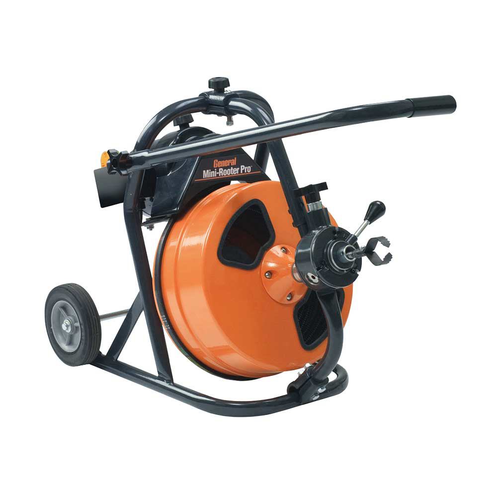 General Pipe Mini-Rooter XP® | 1/3 HP | 8 in. Semi-Pneumatic Wheels ...