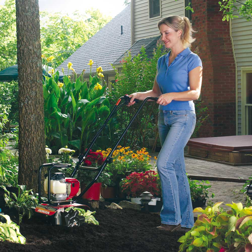 Honda Tiller | 1HP OHV | Mini-Till/Cult. | 10 in. Tine W. | FG110K1AT ...