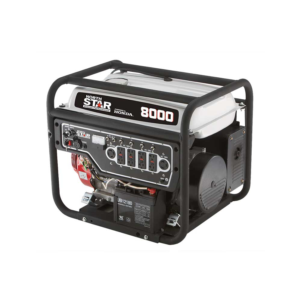 NorthStar Generator | 8,000 Surge Watts | 6,600 Rated Watts | Electric ...