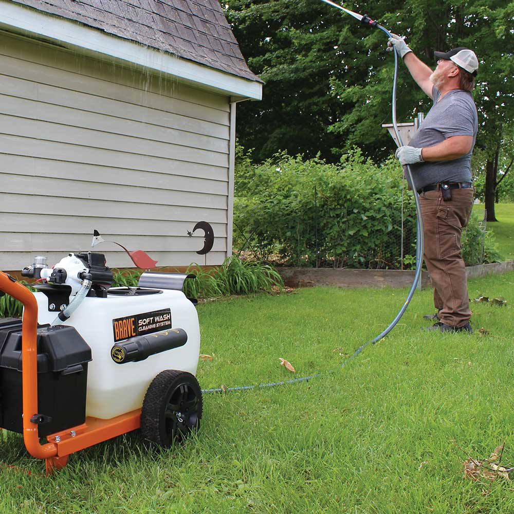 Brave Soft Wash Cleaning System | 13 GAL | 4.0 GPM | 60 PSI | BRSW1040E ...