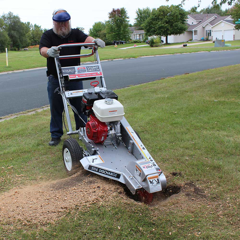 Dosko Stump Grinder | Swivel Action | Honda GX390 | 337S-13HC @ Great ...