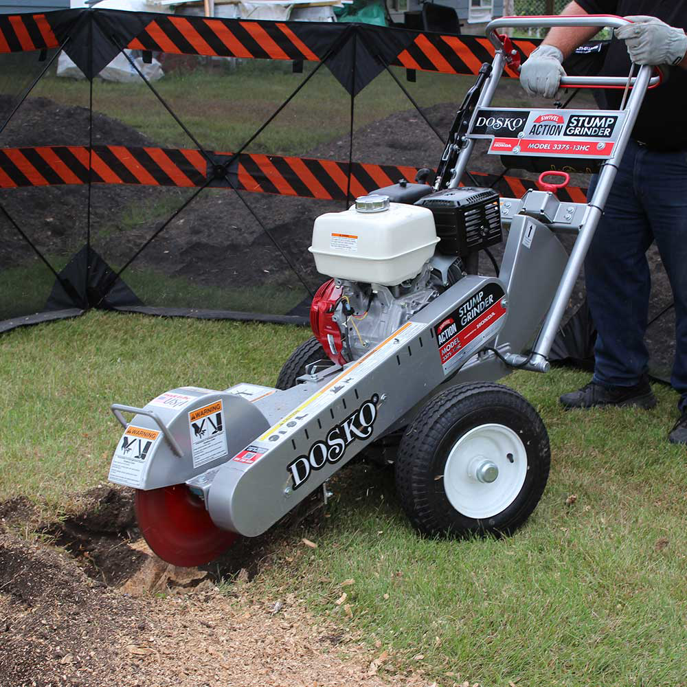 Dosko Stump Grinder | Swivel Action | Honda GX390 | 337S-13HC @ Great ...