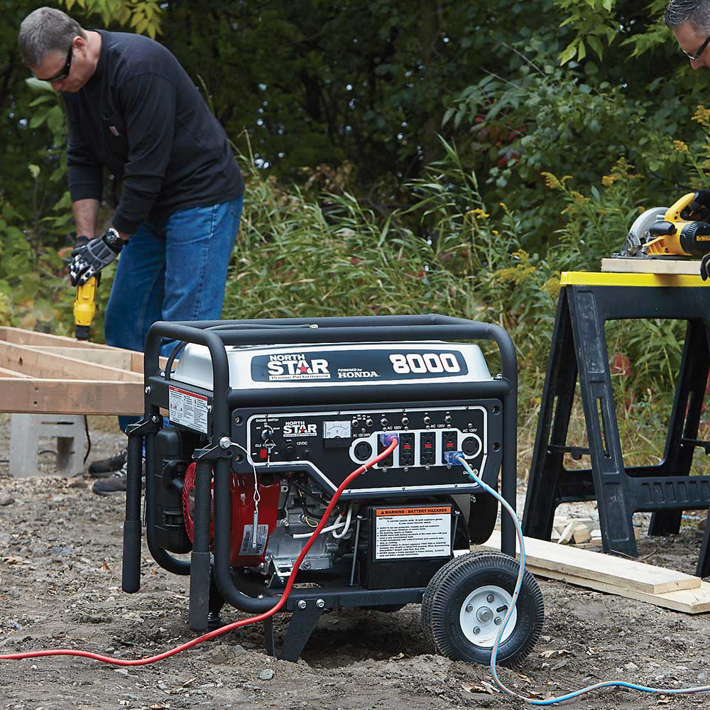 NorthStar Generator | 8,000 Surge Watts | 6,600 Rated Watts | Electric ...