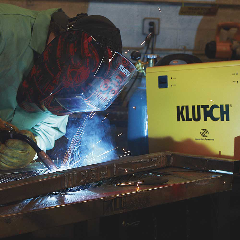 Klutch MP251SiLCD Inverter-Powered Multi-Process Welder | LCD | MIG Torch |Lift Start | TIG ...