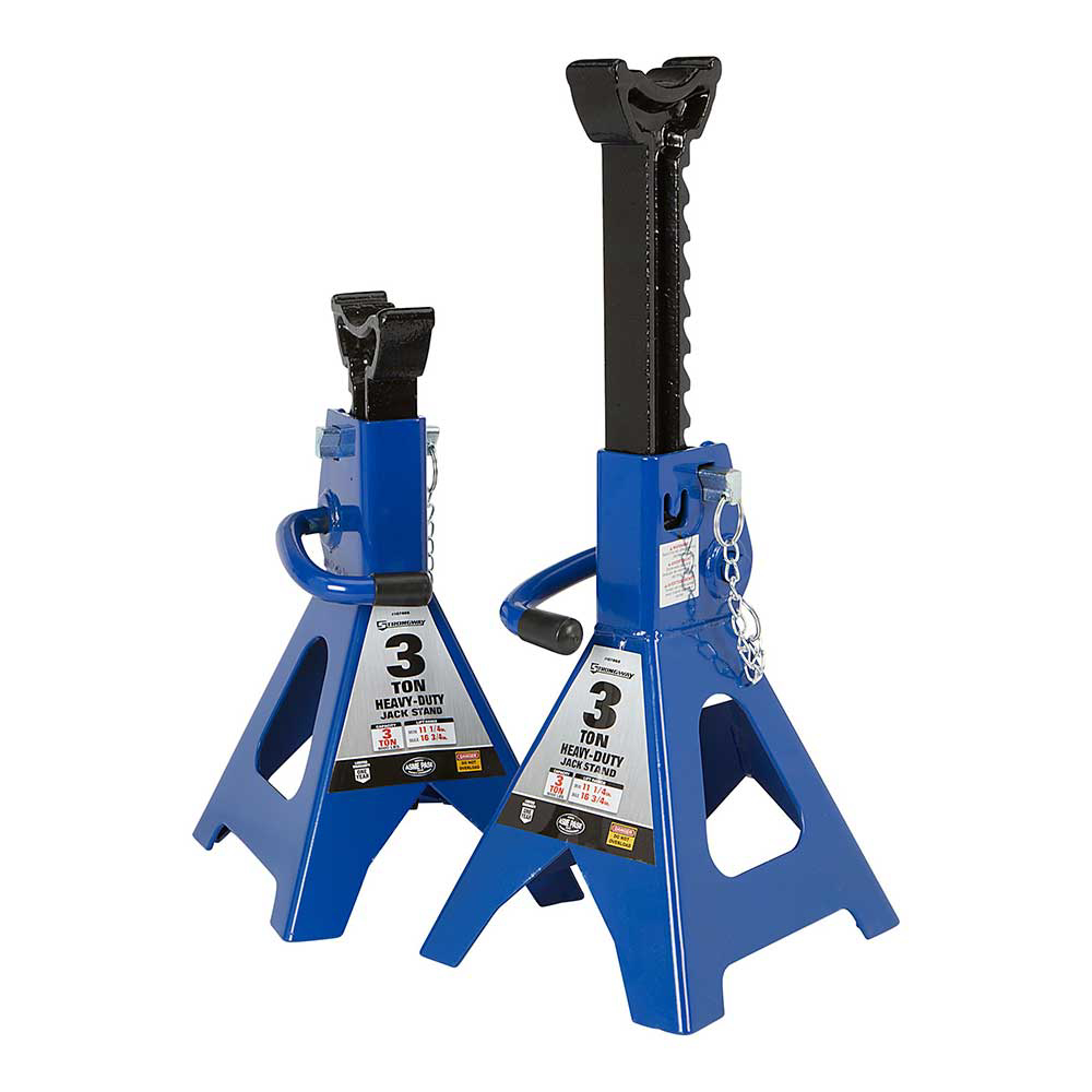Strongway | Double Locking 3-Ton Jack Stands | 6000-Lb. Capacity | Pack ...