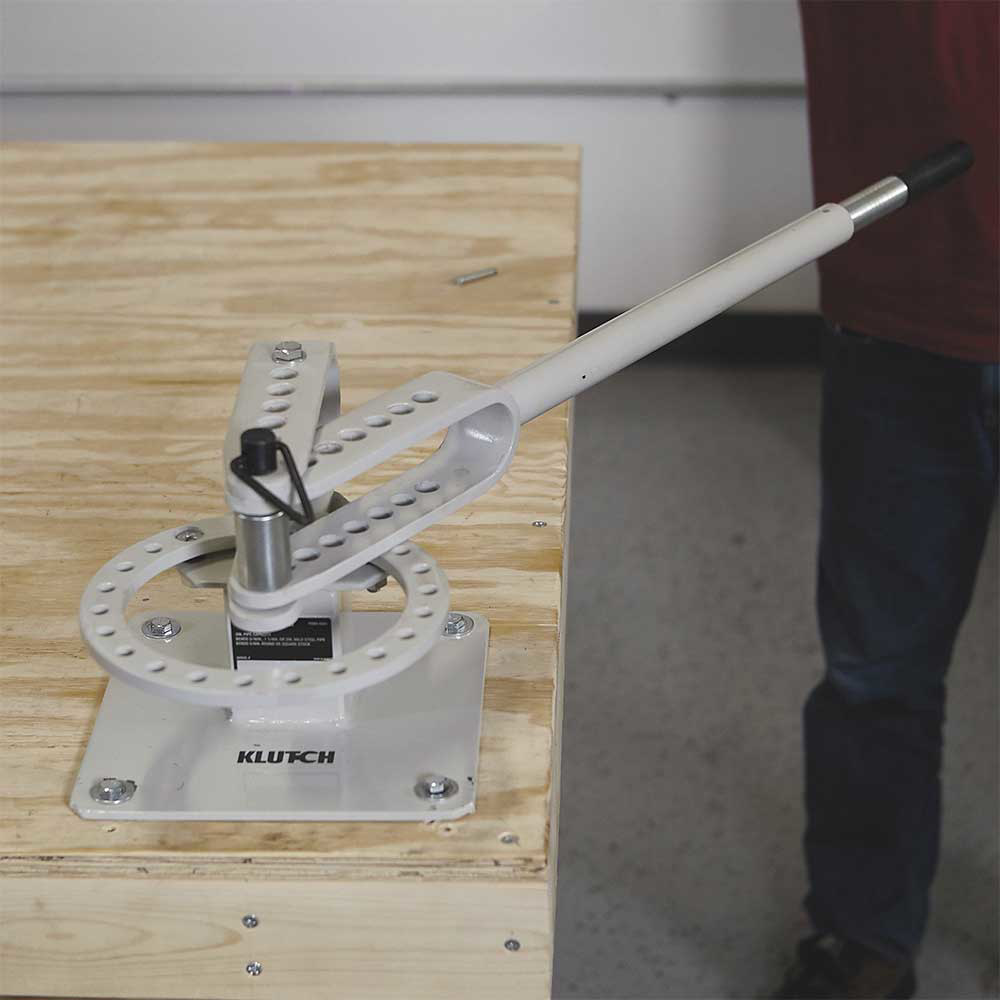 Klutch Compact Metal Bender Benchtop Model 49681 Great Northern Equipment