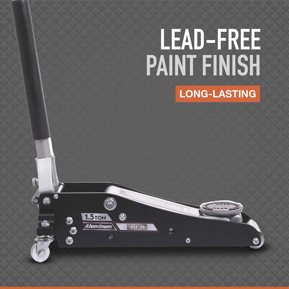 Ironton | 1 1/2-Ton Low-Profile Aluminum Service Floor Jack | 45396 ...