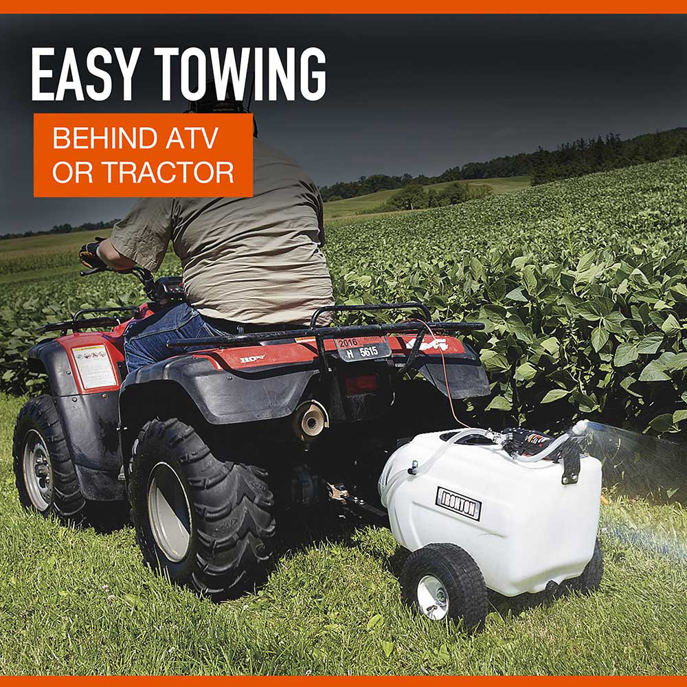 Ironton Tow-Behind Trailer Broadcast and Spot Sprayer | 13-Gallon ...