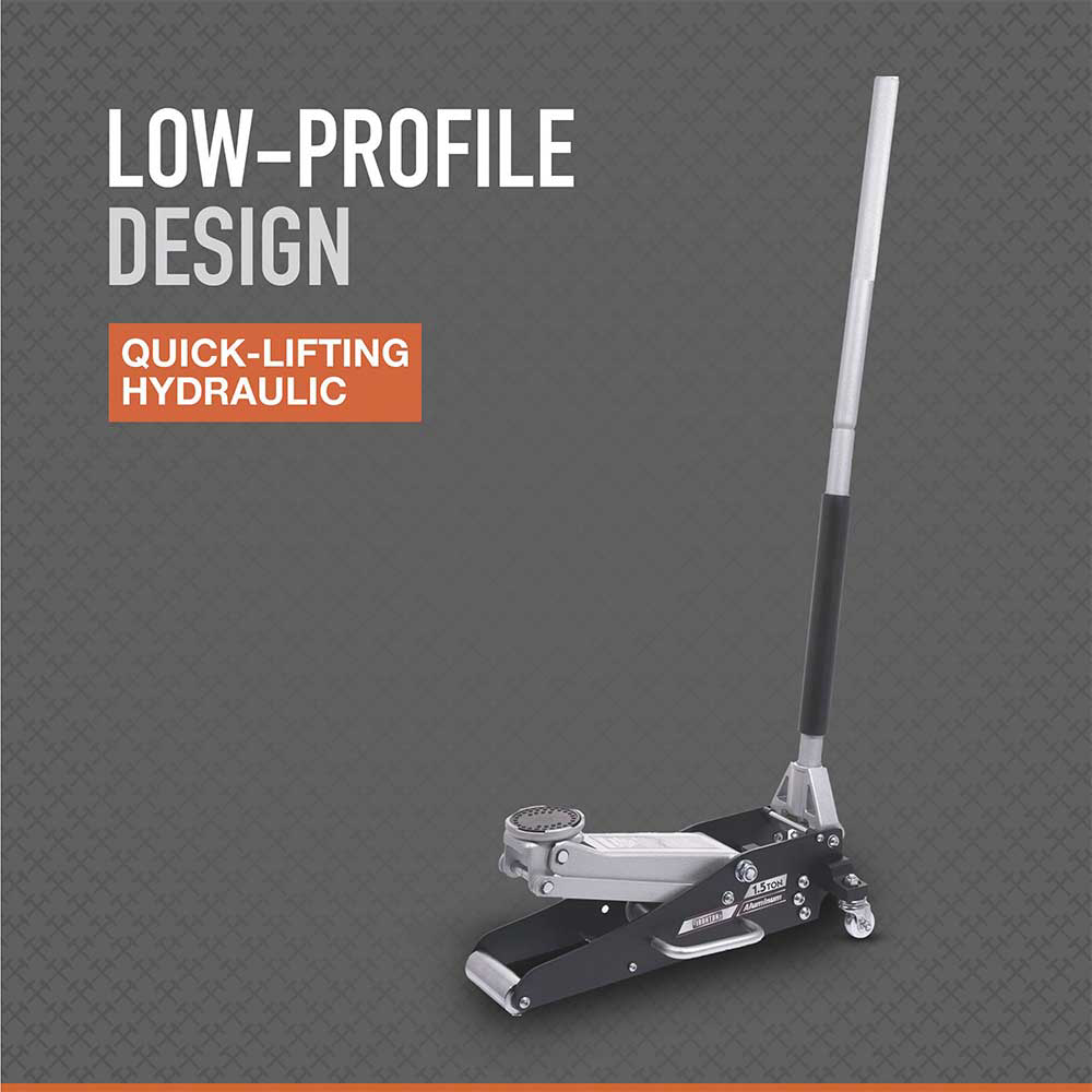 Ironton | 1 1/2-Ton Low-Profile Aluminum Service Floor Jack | 45396 ...