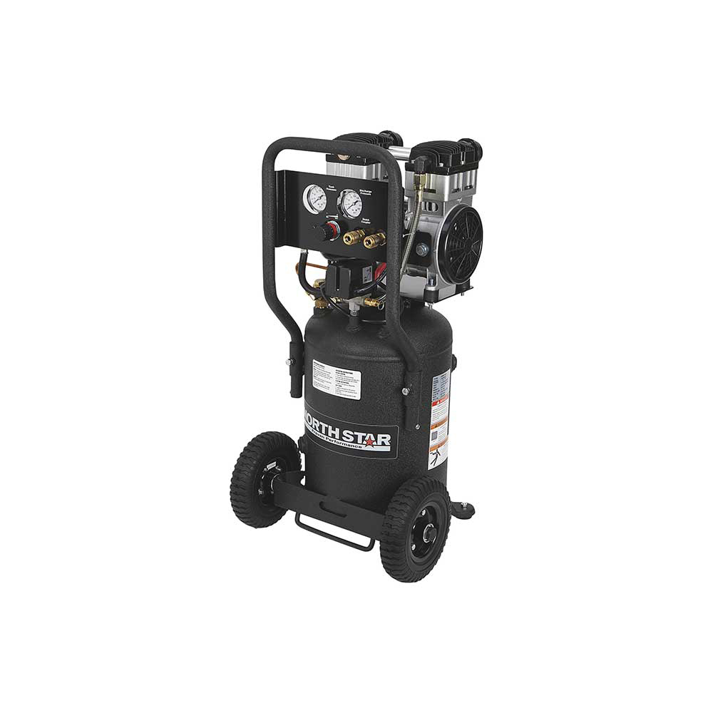NorthStar Electric Air Compressor | 1.5 HP | 8-Gal. Vert Tank | 4 CMF ...