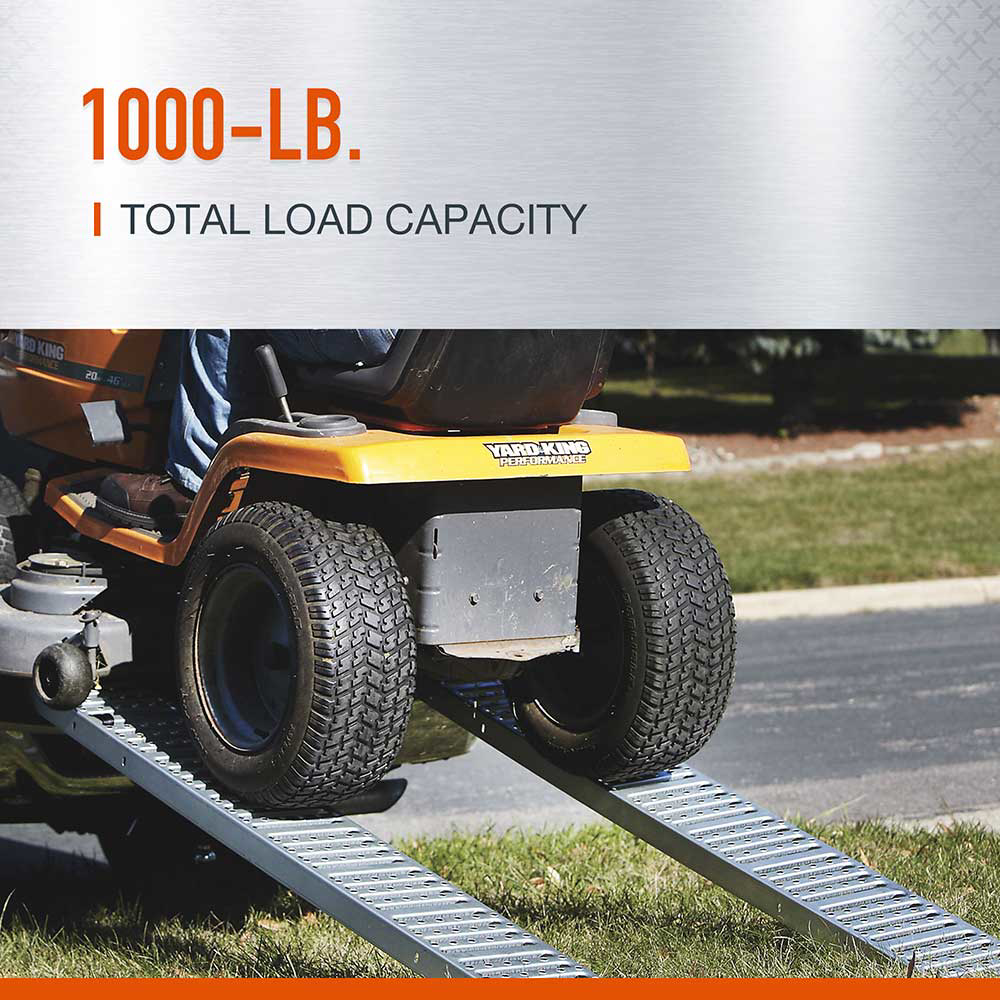 Ironton Non-Folding Steel Loading Ramp Set | 1,000-Lb. Total Capacity ...