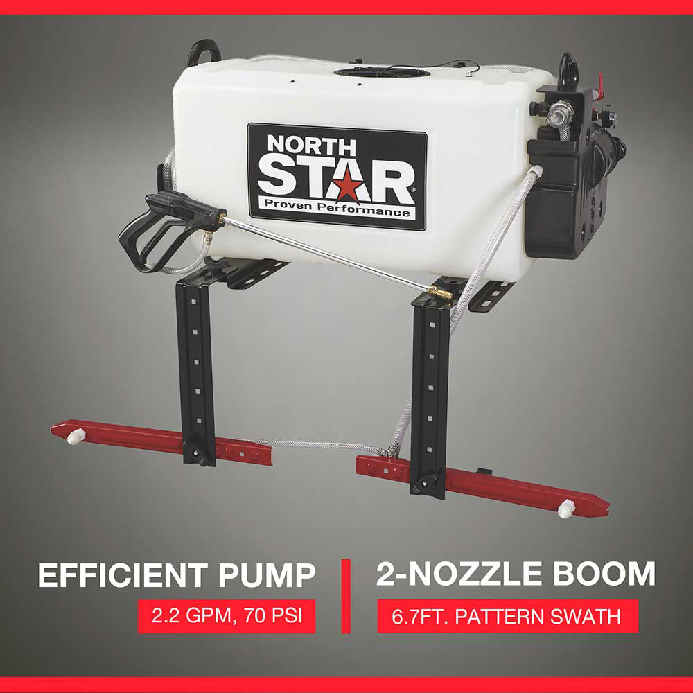NorthStar ATV Braodcast and Spot Sprayer with 2-Nozzle Boom | 26-Gallon ...