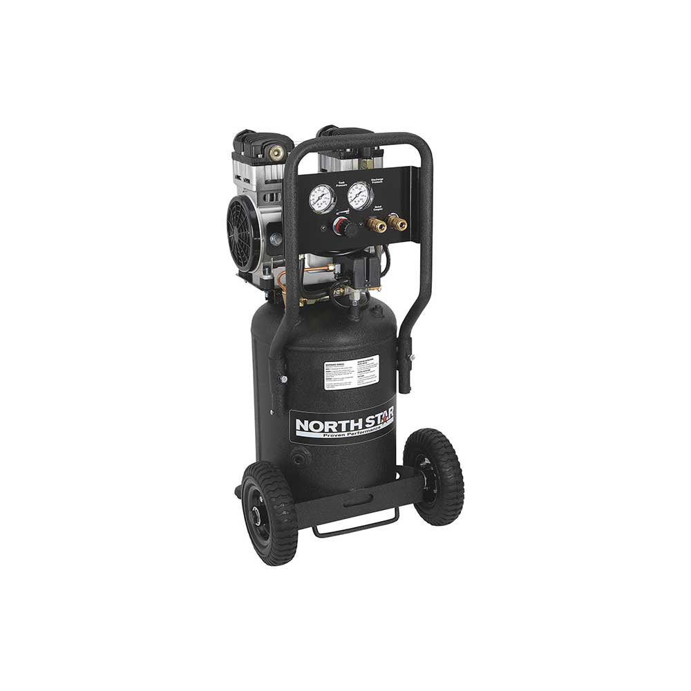 NorthStar Electric Air Compressor | 1.5 HP | 8-Gal. Vert Tank | 4 CMF ...