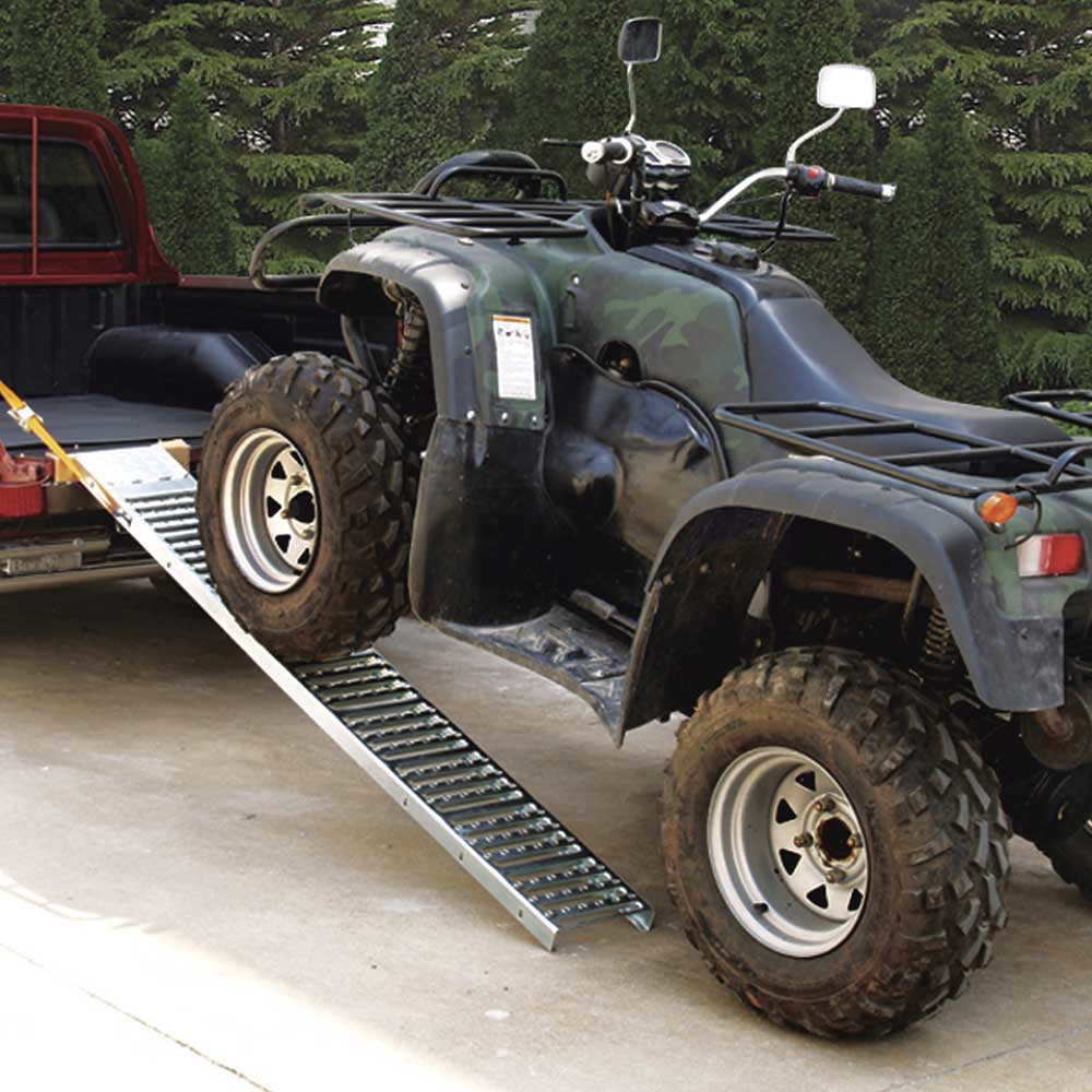 Ironton Non-Folding Steel Loading Ramp Set | 1,000-Lb. Total Capacity ...