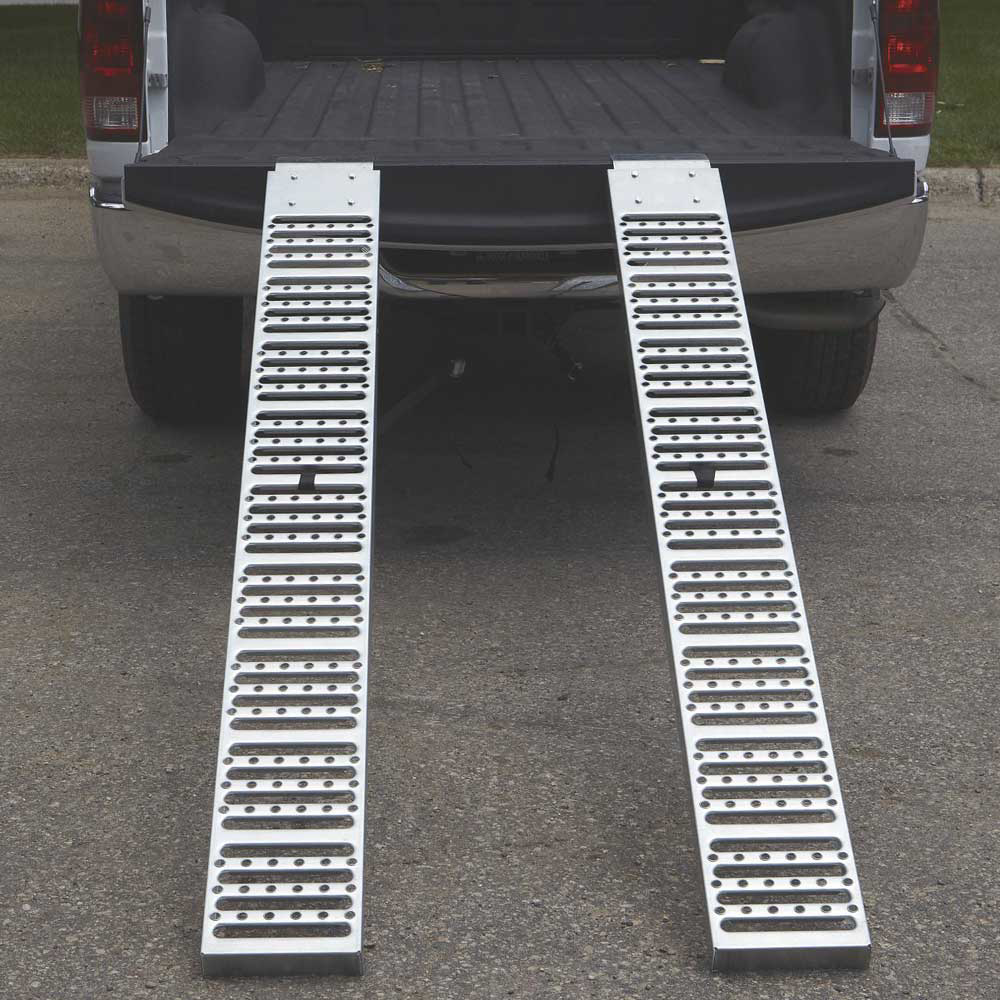 Ironton Non-Folding Steel Loading Ramp Set | 1,000-Lb. Total Capacity ...