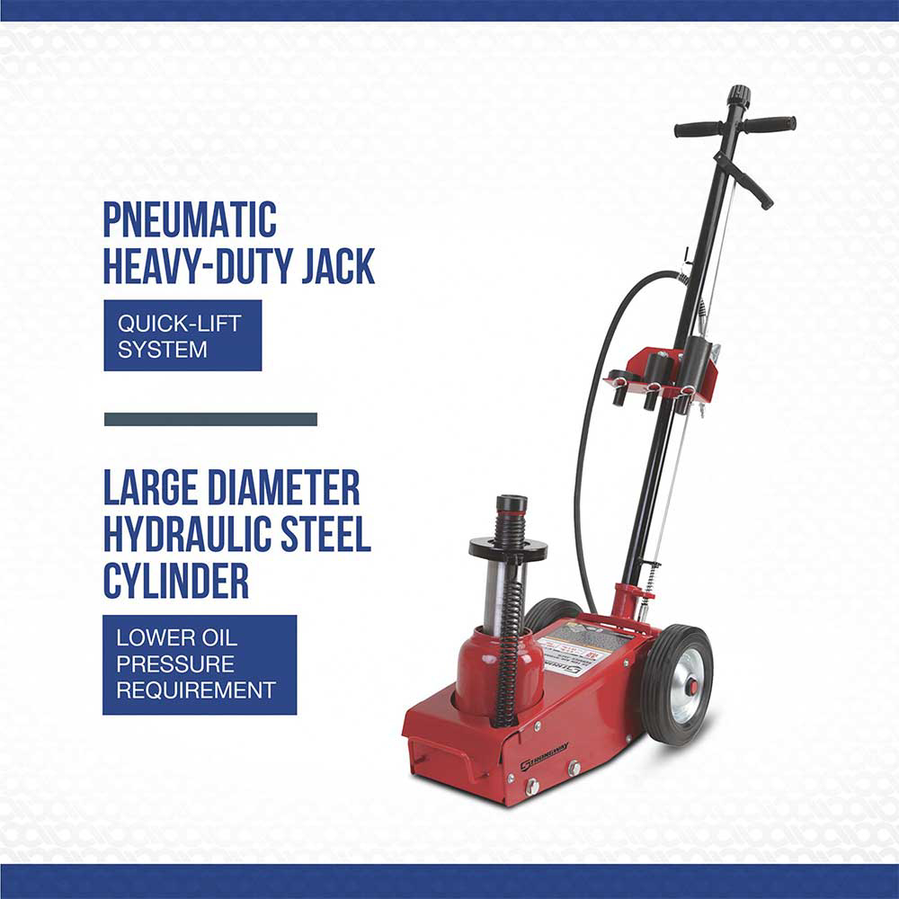 Strongway | 35-Ton Quick-Lift Air/Hydraulic Service Floor Jack | 46201 ...