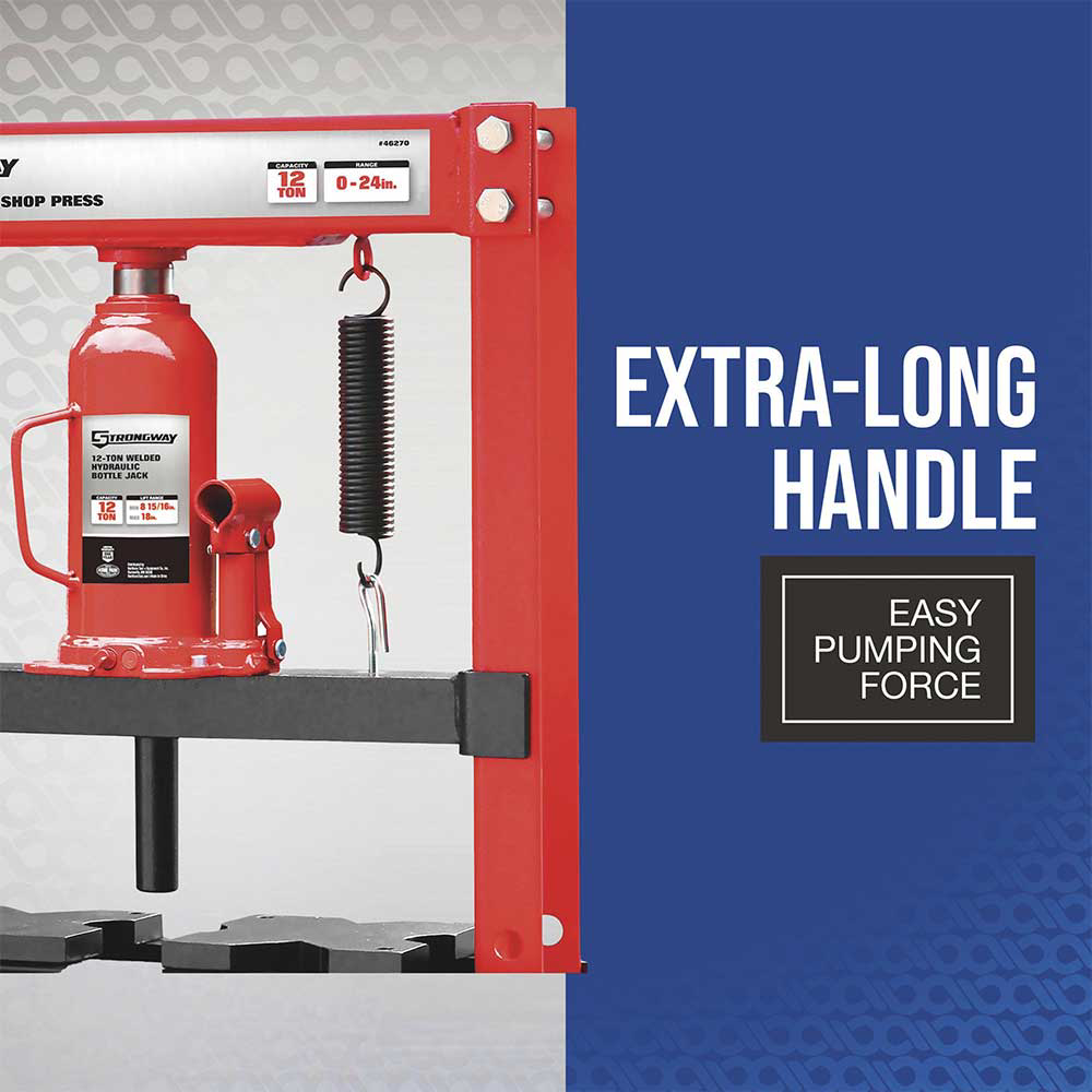 Strongway Shop Press | 12 Ton | 46270 @ Great Northern Equipment