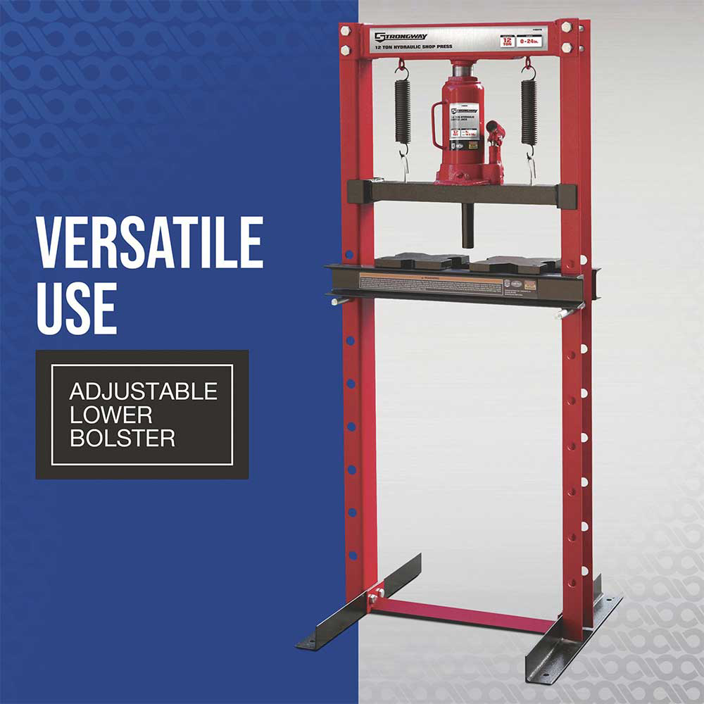 Strongway Shop Press | 12 Ton | 46270 @ Great Northern Equipment