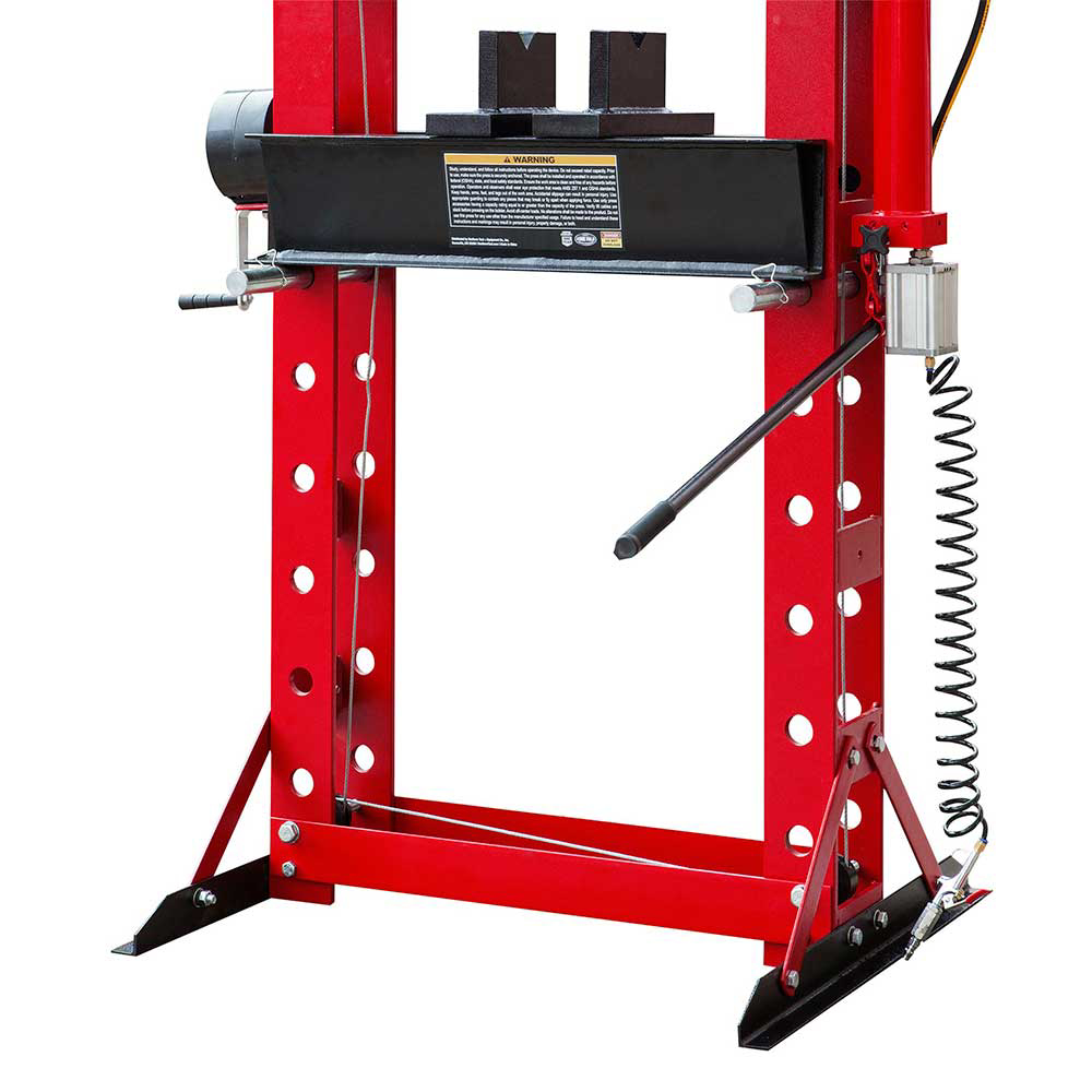 Strongway | 50-Ton Pneumatic Shop Press with Gauge and Winch | 46264 ...