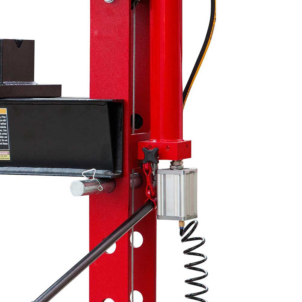 Strongway | 50-Ton Pneumatic Shop Press with Gauge and Winch | 46264 ...