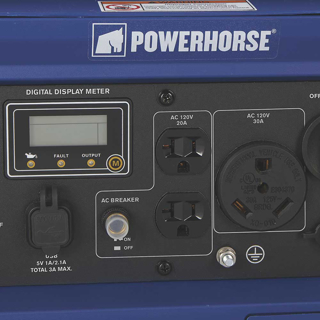 Powerhorse Generator | 4,500 Watts | Inverter | E/S EPA, CARB | 96387 ...