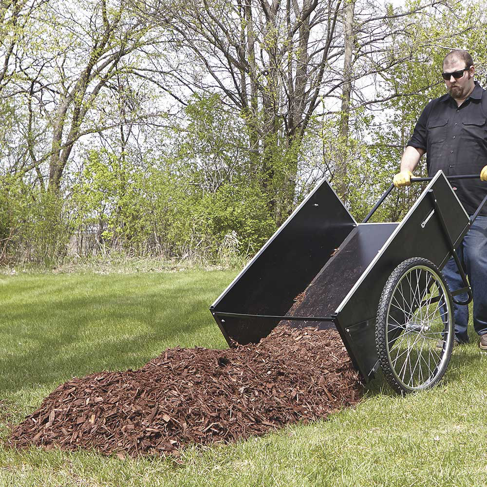 Strongway Garden Cart | 400-Lb. Capacity | 14 Cu. Ft. | 48 In. L x 29 ...