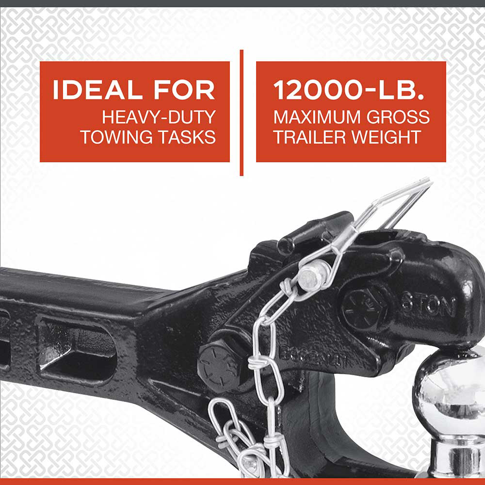 Ultra-Tow Dual-Purpose Pintle Hitch| Fits 2in. Receiver 6-Ton Cap ...