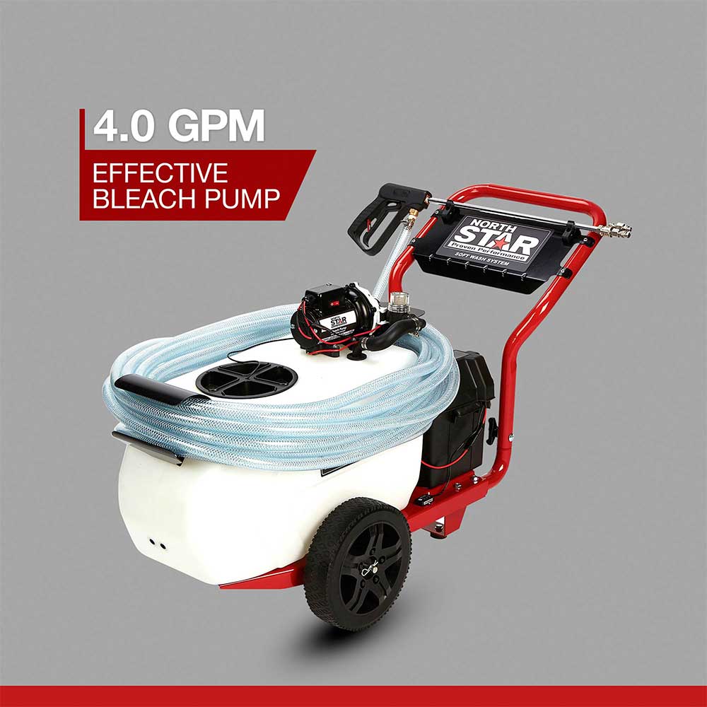 NorthStar Portable Soft Wash | 13 Gallon | 60 PSI | 4.0GPM | 157140 ...