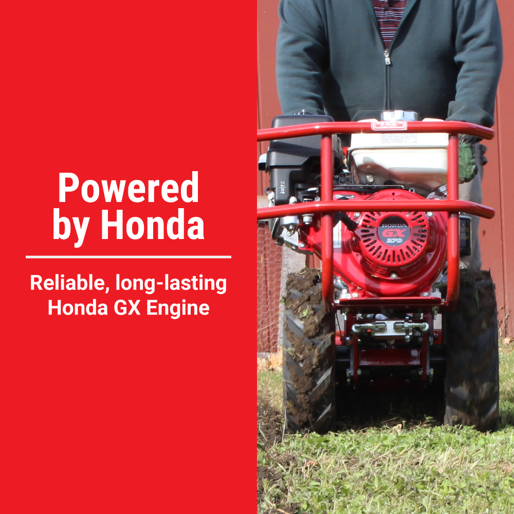 Maxim Tiller | Rear-Tine Pro Series | Hydrostatic | Honda GX270 ...