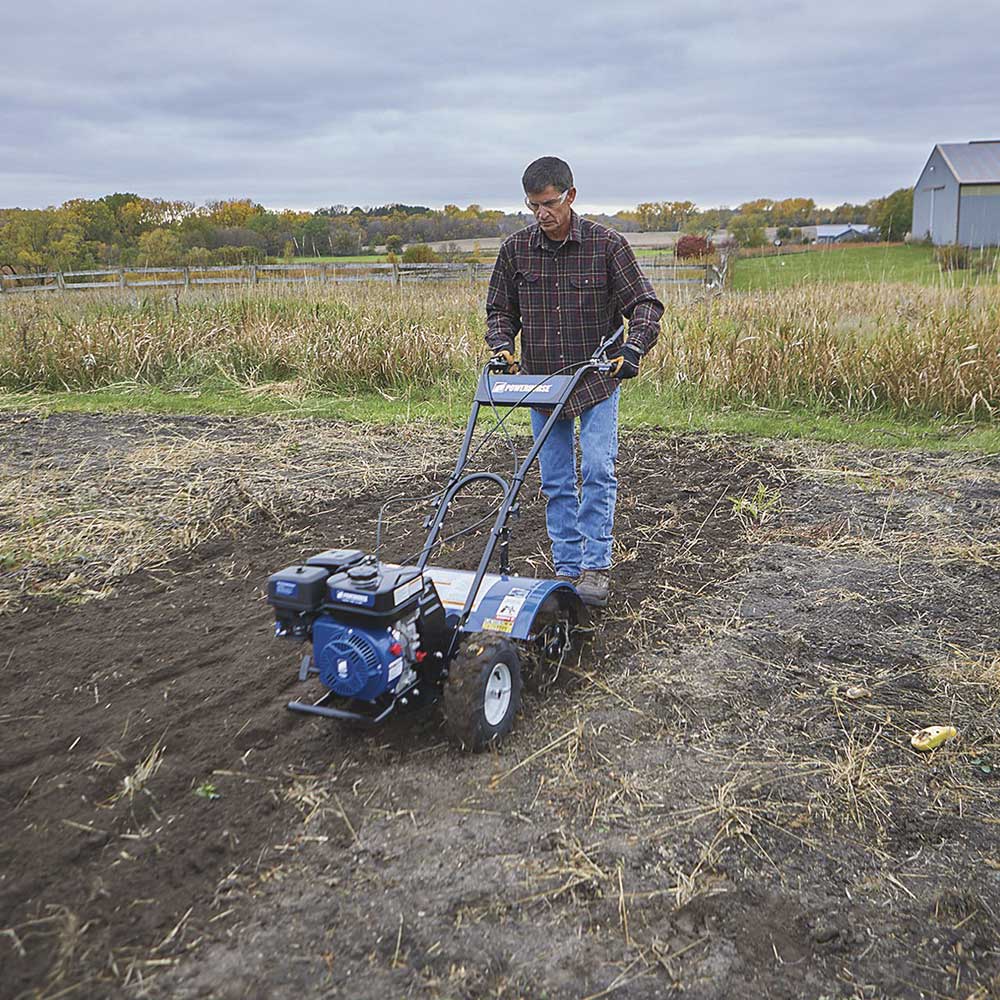 Powerhorse Rear Tine Tiller | 20-In. Width | 6.5 Depth | 212CC | 115070 ...